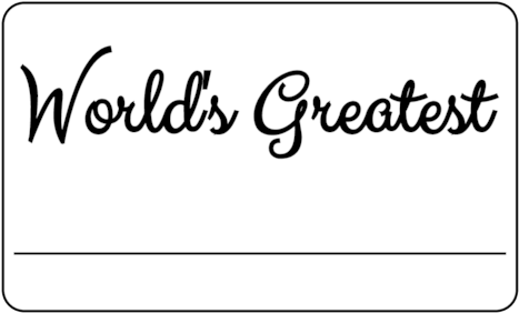 Download World's Greatest Name Tag Printable Labels Pre-designed ...