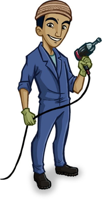 Download Automotive Service Technician - Cartoon - Full Size PNG Image ...