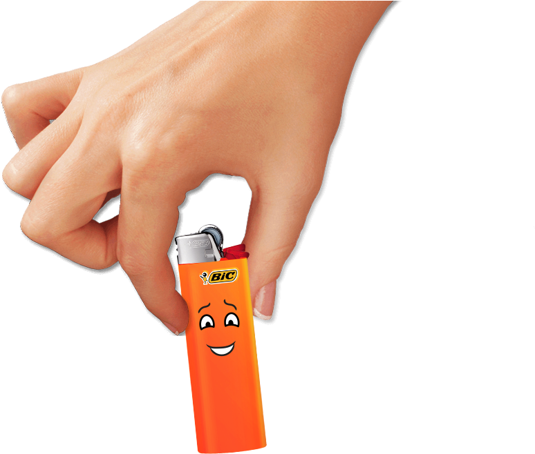 Download My Bic Lighter - Orange - Full Size PNG Image - PNGkit