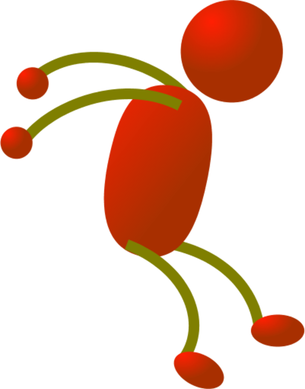 Download Stick Figure Man Jumping Vector Clip Art - Draw A Cartoon ...