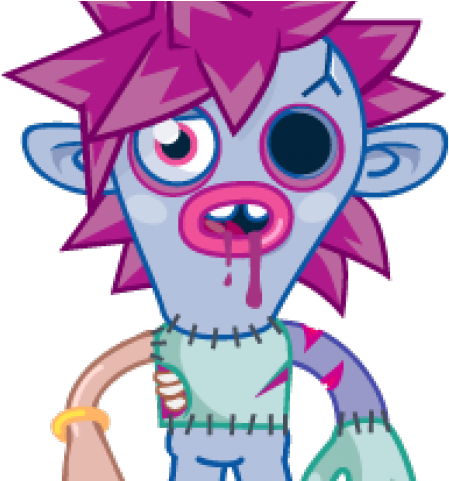 Download Pink Eyes Clipart Scary Monster - Moshi Monsters Zommer - Full ...