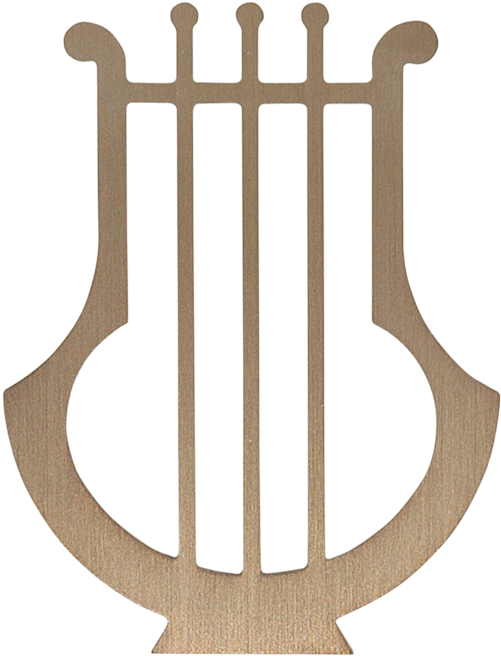 Download Lyre - Emblem - Full Size PNG Image - PNGkit