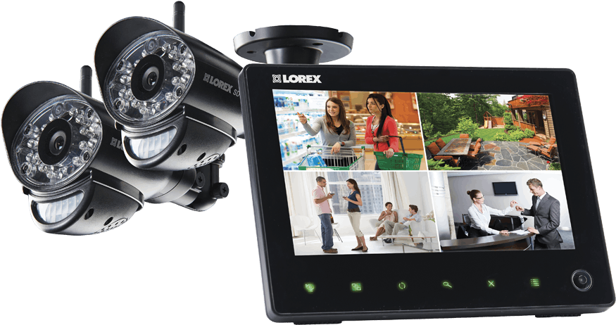 Download Sd Pro Wireless Video Surveillance System With A 7" - Lorex ...