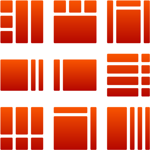 Download Layouts Rounded Icon In Style Simple Red Gradient - Video Game ...