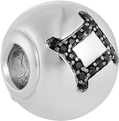 Download Zodiac "gemini" Charm - Sphere - Full Size PNG Image - PNGkit