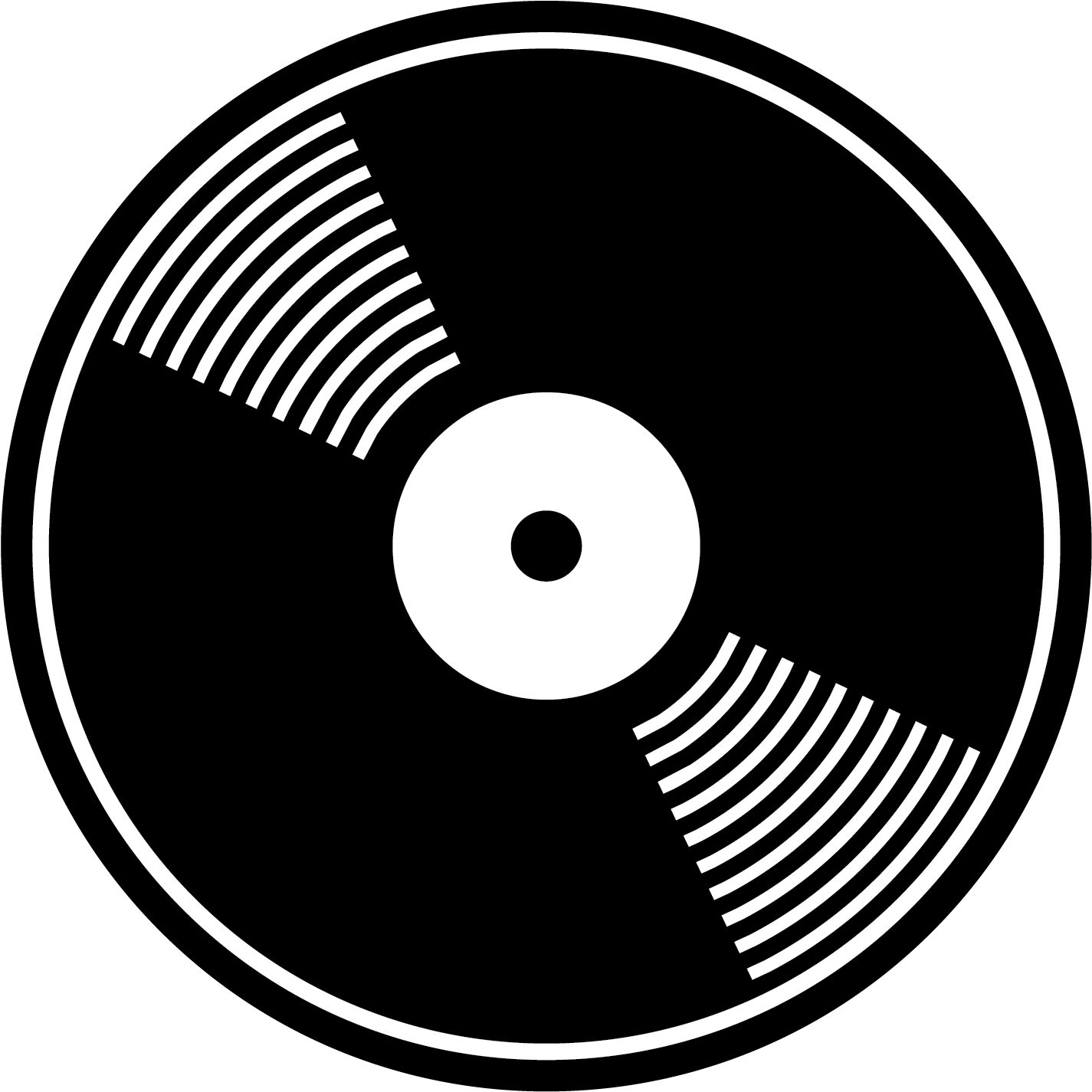 Download Transparent Compact Disc Black And White Optical Disc - Circle ...