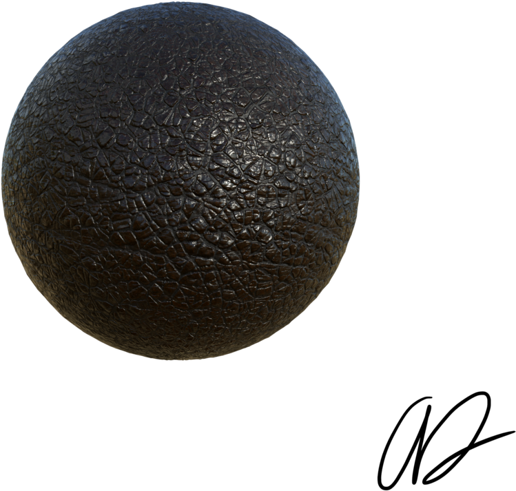 Download Leather Render04 - Sphere - Full Size PNG Image - PNGkit