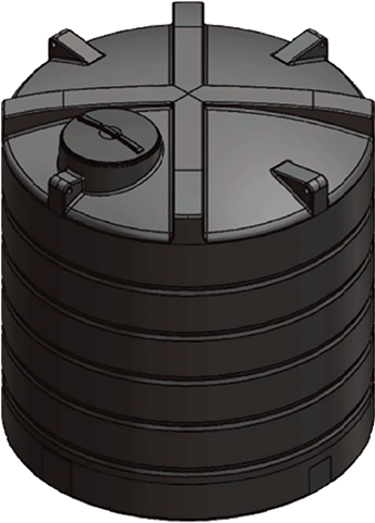 Download Vertical Above Ground Waste Storage Tank - Illustration - Full ...