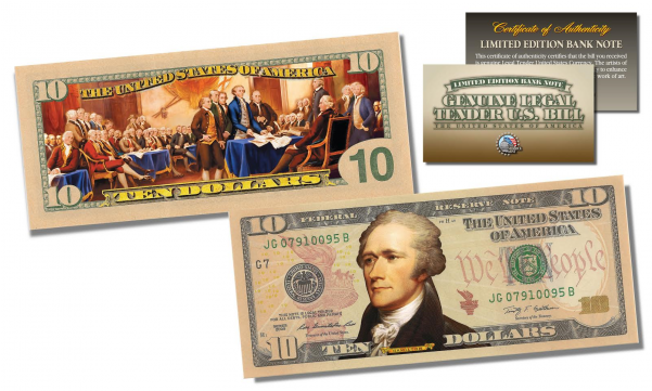 Download 2 Sided Colorized Genuine Legal Tender U - Colorized 5 Dollar ...