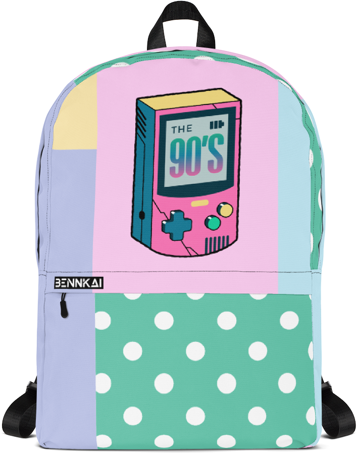 Download 90s Gaming Backpack - Marble Backpack - Full Size PNG Image ...