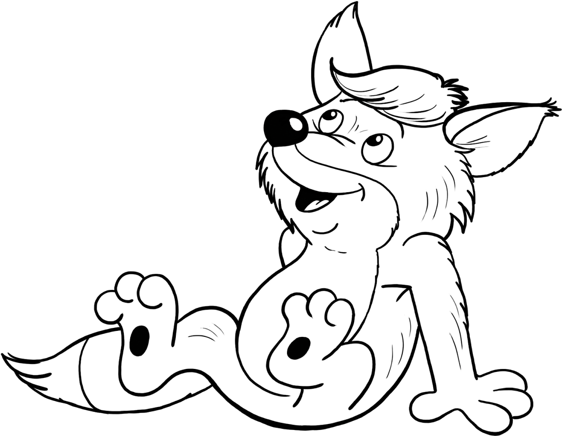 Download Free Coloring Page - Cartoon - Full Size PNG Image - PNGkit