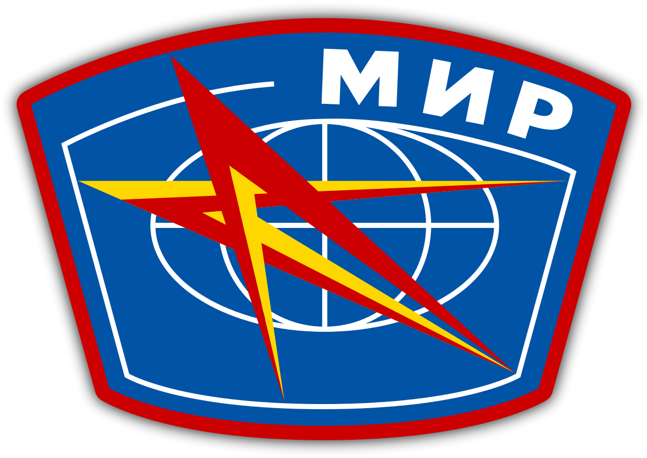 Download Mir Space Station Emblem - Npp Zvezda - Full Size PNG Image ...