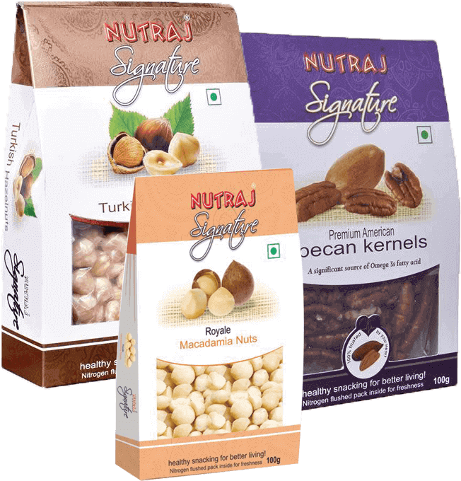 Download Nutraj Signature Combo Of Macadamia Nuts, Pecan Kernels ...