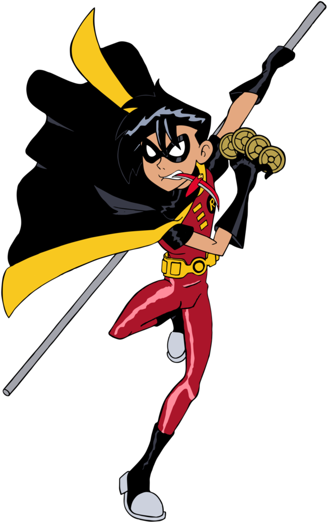 Download Robin By Edcom02 - Teen Titans Robin Art - Full Size PNG Image ...