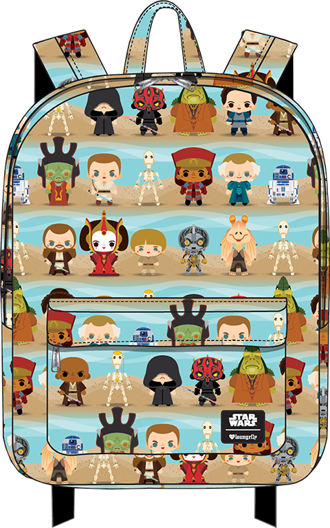 Download Loungefly Phantom Menace Backpack Apparel - Cartoon - Full ...