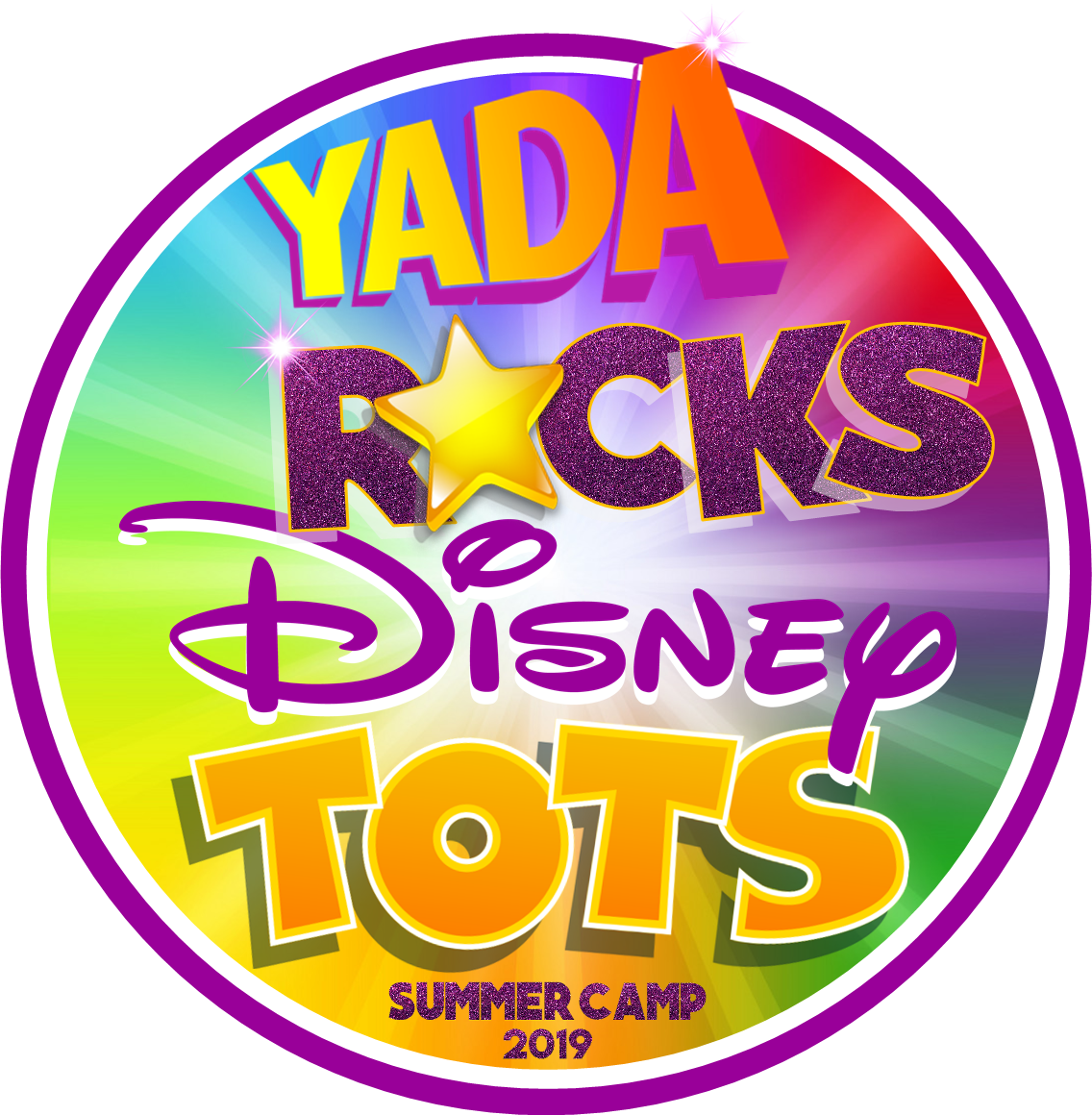 Download Yada Rocks Disney Tots Logo Final Smaller - Circle - Full Size ...