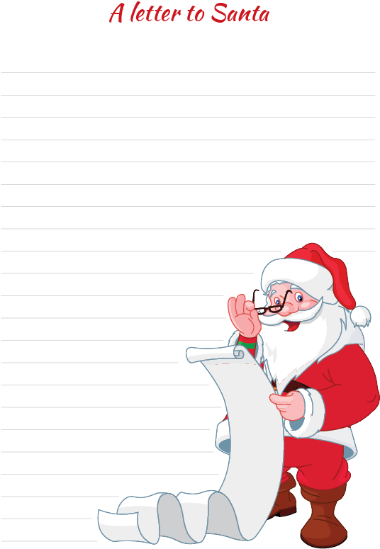 Download Santa's List - Santa Claus - Full Size PNG Image - PNGkit