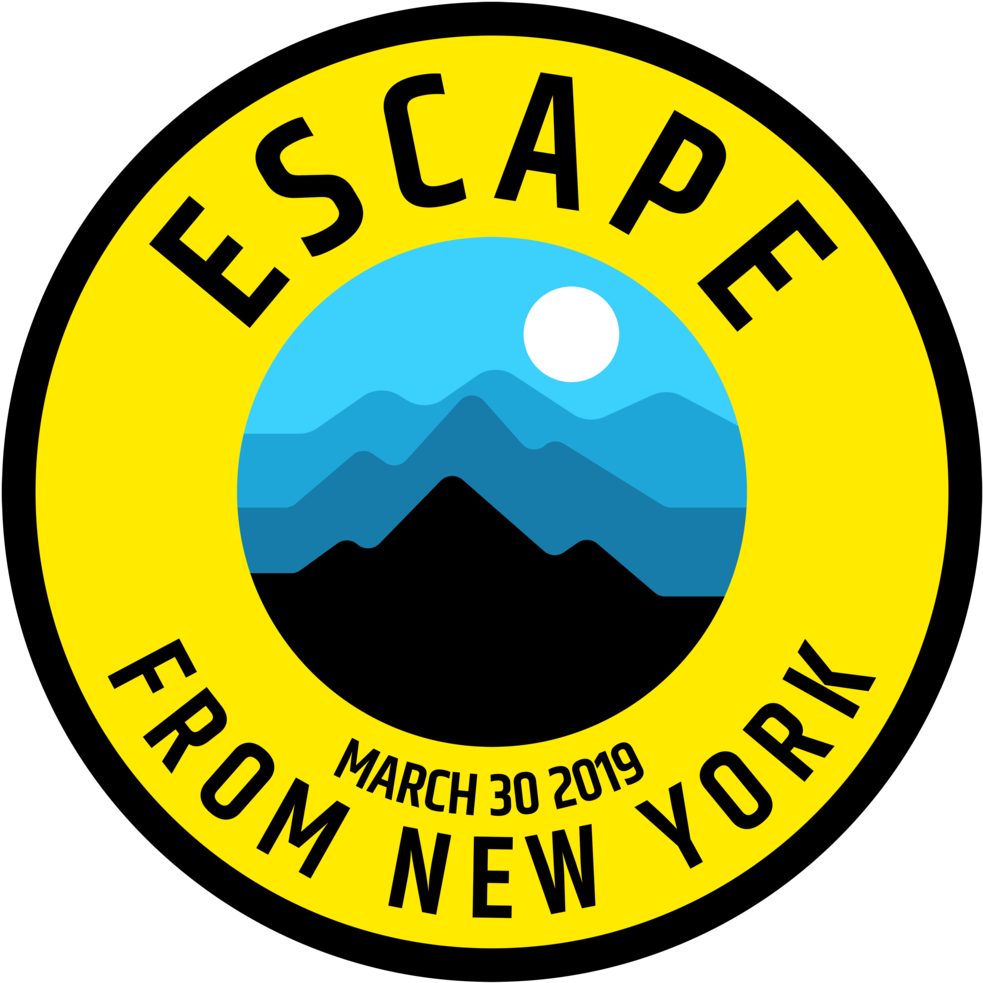 Download Escape From New York Yellow - Circle - Full Size PNG Image ...