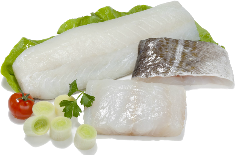 Download Cod Portions Fresh - Fish - Full Size PNG Image - PNGkit