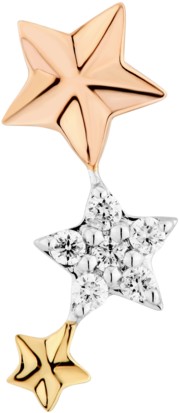 Download Dangling Twinkle Star Diamond Earrings - Cross - Full Size PNG ...