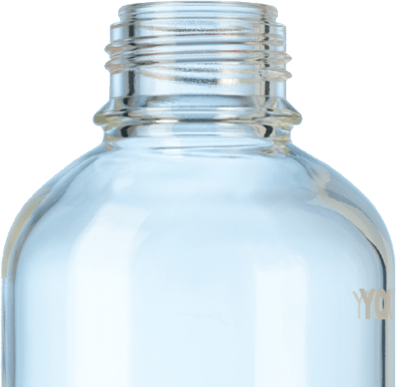Download No Playing Around - Glass Bottle With Threads - Full Size PNG ...