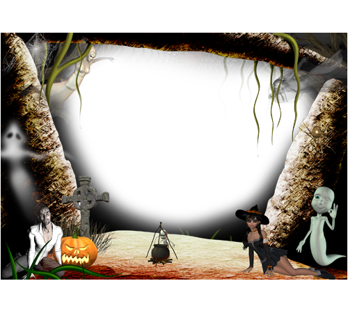 Download Get Frame Halloween - Horror Photo Frames - Full Size PNG ...