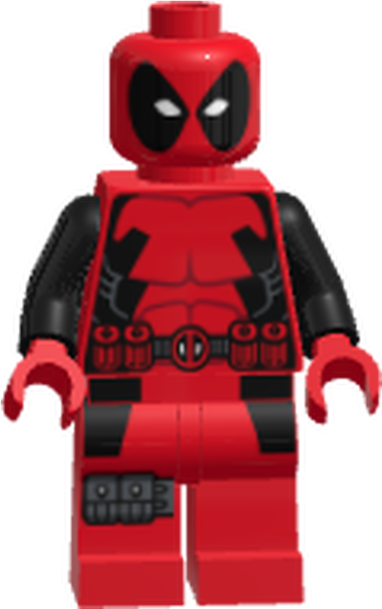 Download Dead Pool Lego Man - Full Size PNG Image - PNGkit