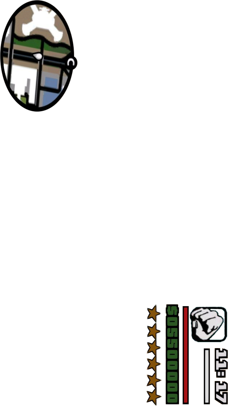 Download Gta Clipart Transparent - Gta San Andreas Hud Png - Full Size ...