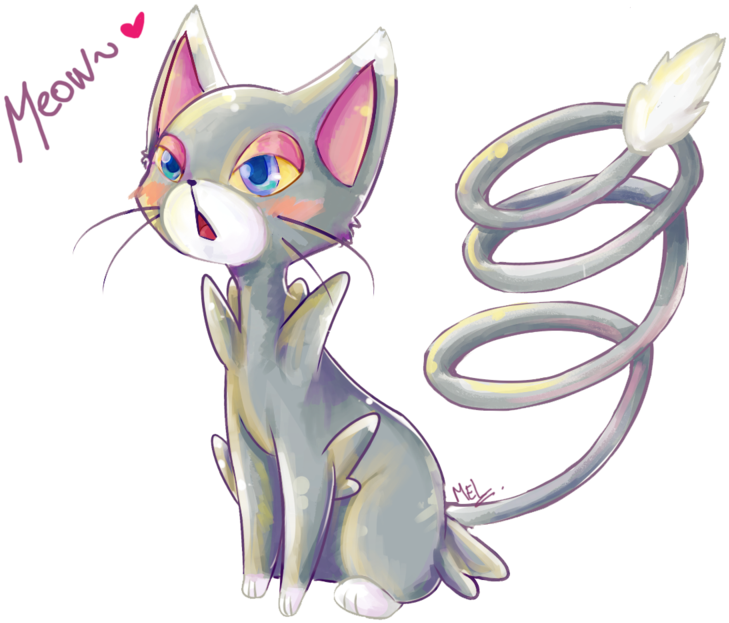 Download View D607lgn , - Curly Tail Cat Pokemon - Full Size PNG Image ...