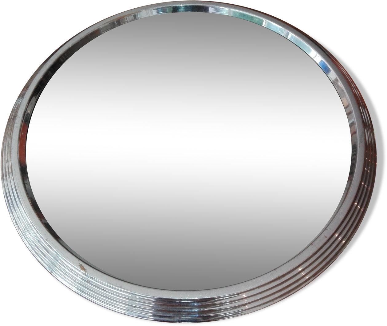 Download Tray Mirror Chrome Edge 50 Years - Circle - Full Size PNG ...
