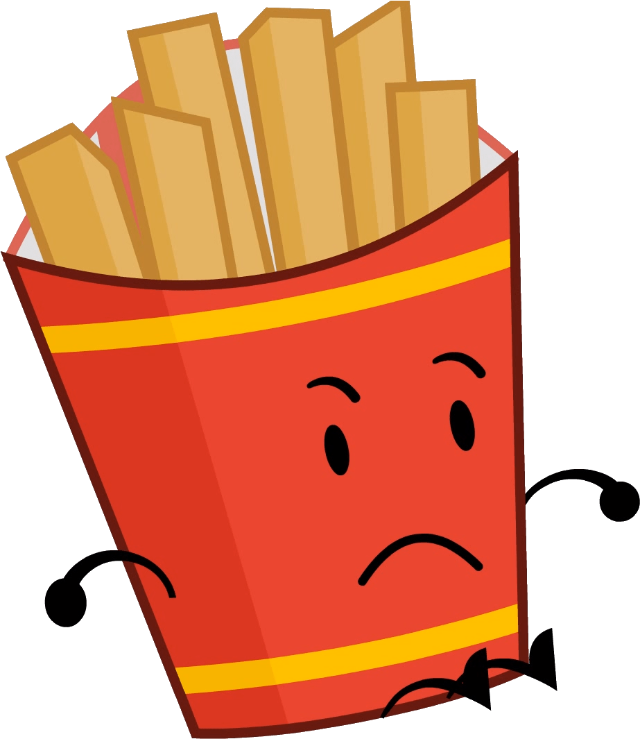 Download Battle Dream Island Fries - Bfdia Fries - Full Size PNG Image ...