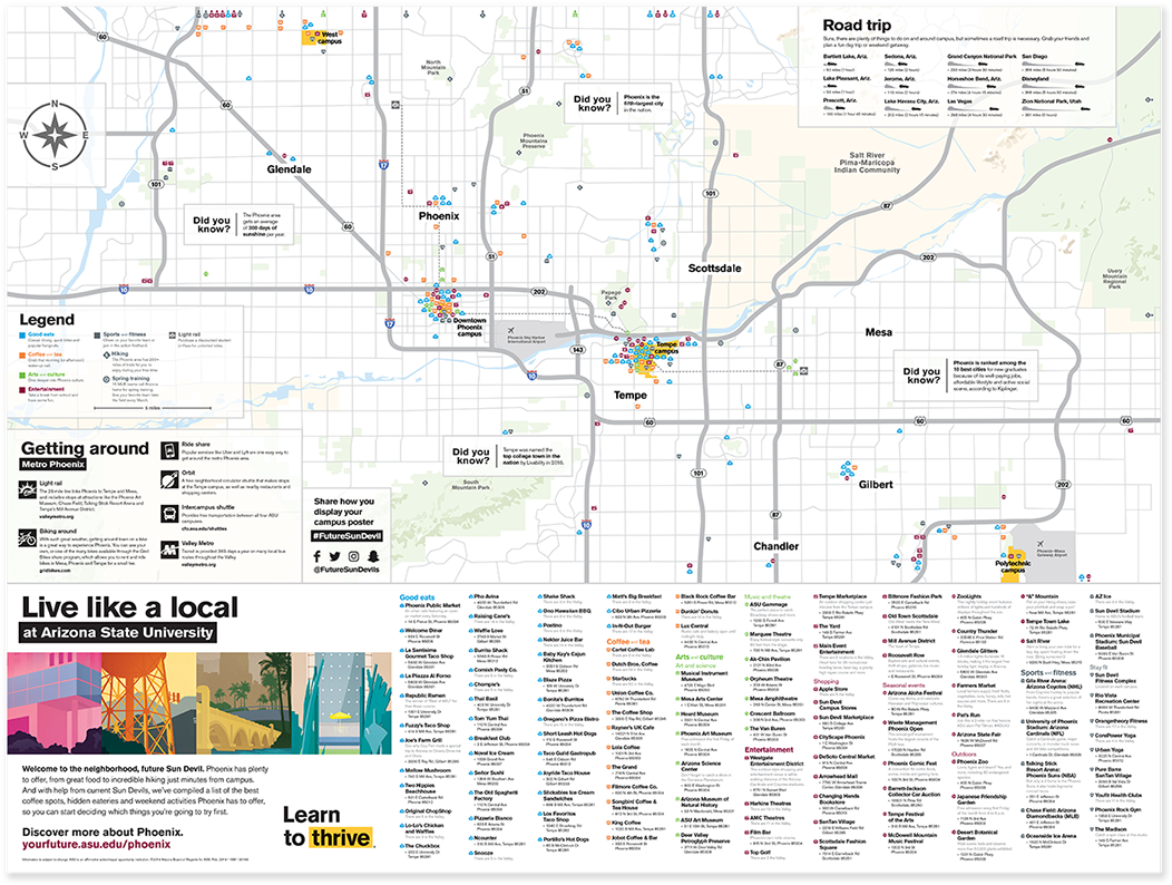 Download Arizona State University - Map - Full Size PNG Image - PNGkit
