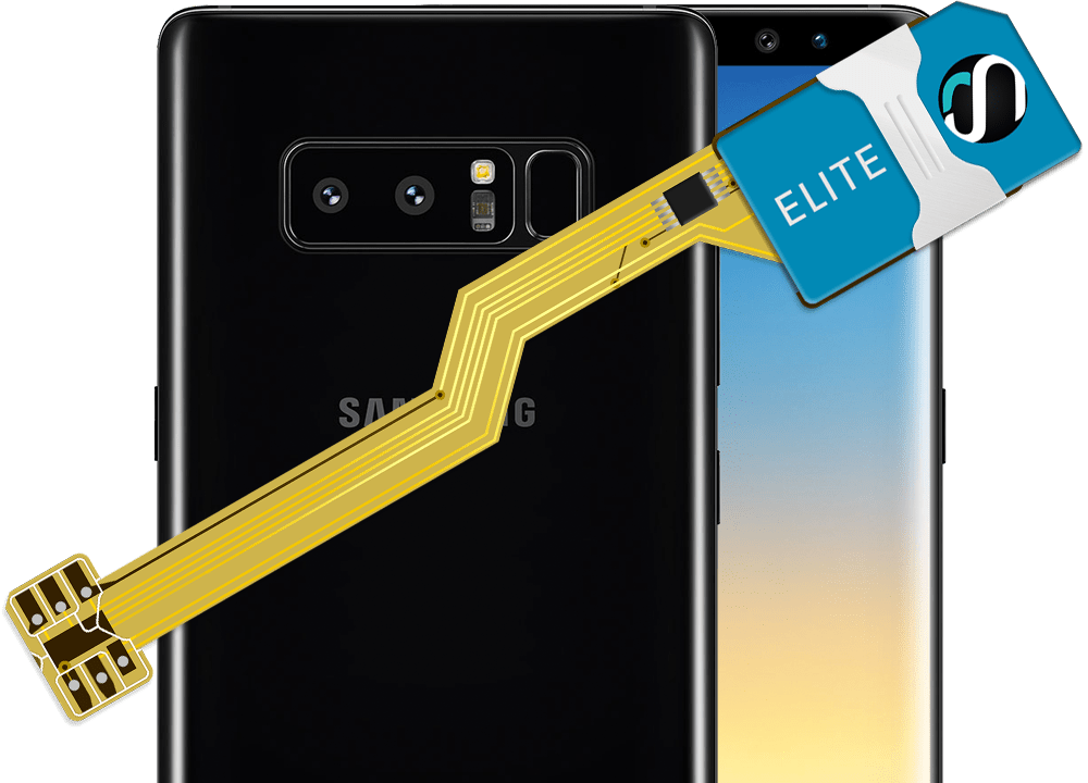 Download Galaxy Note - Note 8 Dual Sim Adapter - Full Size PNG Image ...