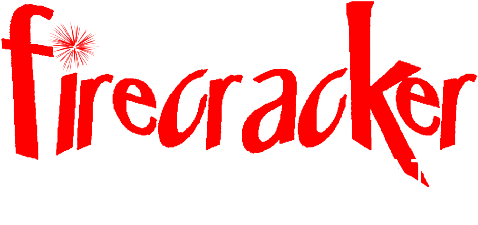 Download Firecracker Logo White Text Cropped - Calligraphy - Full Size ...