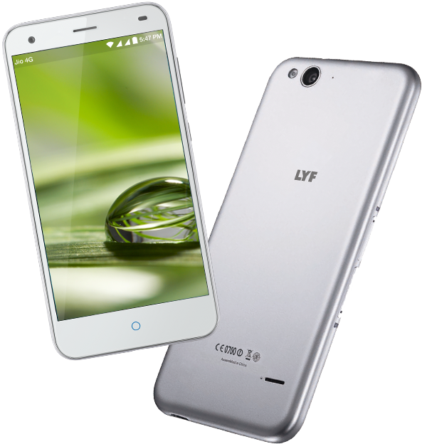 Download Reliance Jio Lyf Water - Lyf Water 7s Mobile In Gold Color ...