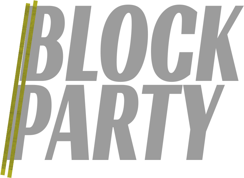 Download Block Party Text - Sign - Full Size PNG Image - PNGkit