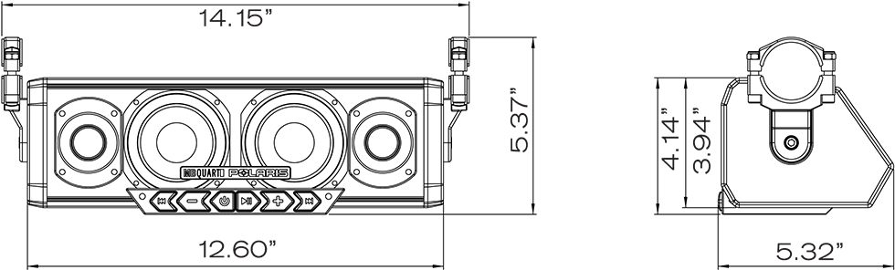 Download Dimensions - Soundbar - Sound Bar Dimensions - Full Size PNG ...