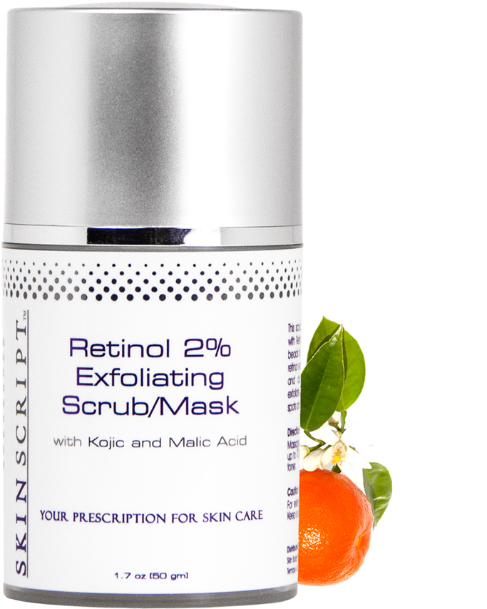 Download Retinol 2 Exfoliating Scrub Mask - Full Size PNG Image - PNGkit