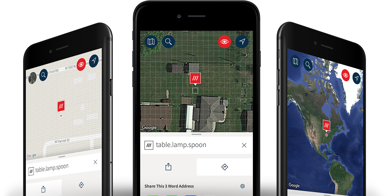 Download How To Use The What3words App - What3words App - Full Size PNG ...