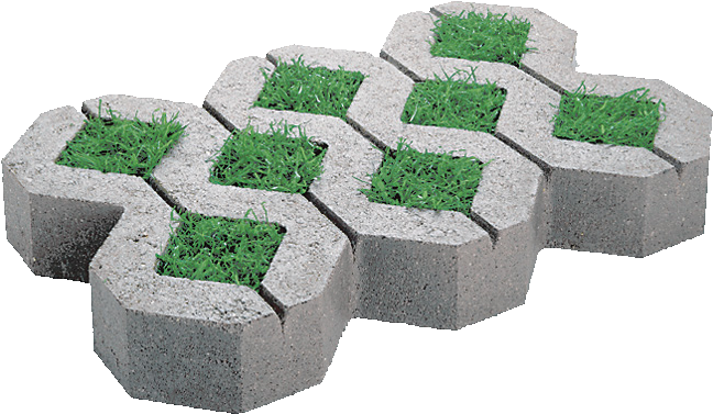 Download Single Unit - Concrete Grid Pavers - Full Size PNG Image - PNGkit