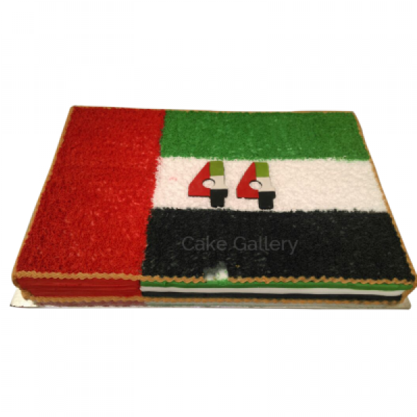 Download National Day Square Cake In Sharjah - Uae National Day Cakes ...