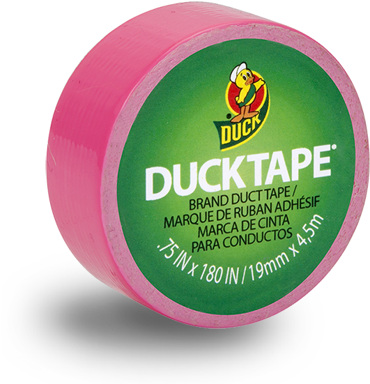 Download Duck Tape , Funky Pink - Label - Full Size PNG Image - PNGkit