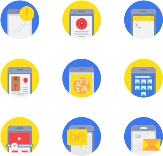 Download Smartphone - Circle - Full Size PNG Image - PNGkit