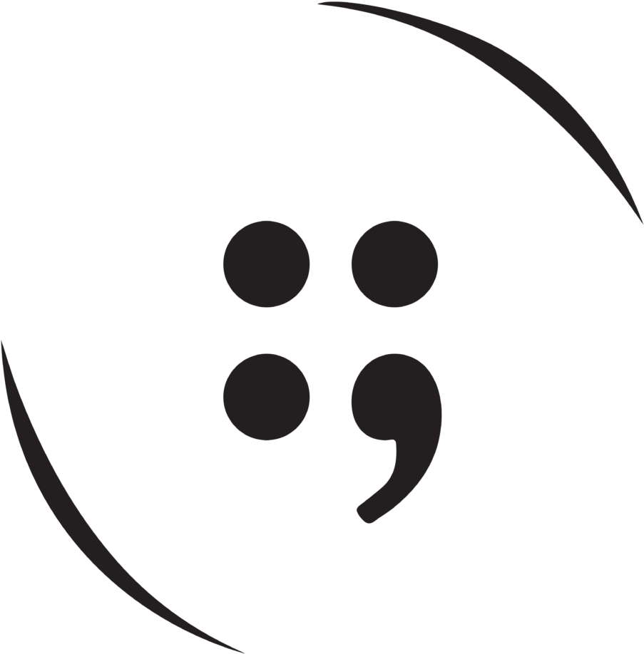 Download Button Semicolon Logo Hi-res Black Transparent - Full Size PNG ...
