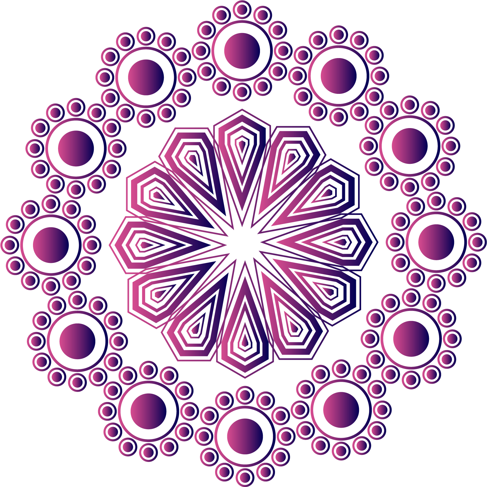 Download Original Kaleidoscope Rotation Gradient Png And Vector ...