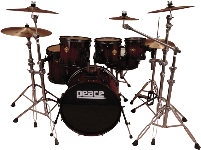 Download Onyx Custom Maple-mahogany Drum Set - Peace Drum Kit - Full ...