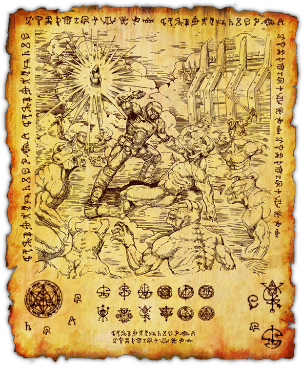 Download Doom Doom 3 Doom - Doom Slayer Story - Full Size PNG Image ...