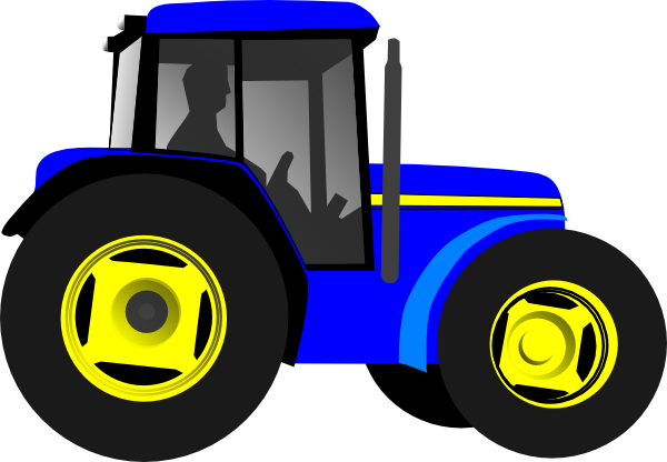 Download Blue Tractor Svg Clip Arts 600 X 416 Px - Full Size PNG Image ...