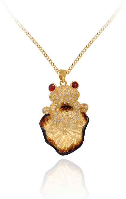 Download Tree Frog On Lily Pad Ember Pendant - Pendant - Full Size PNG ...