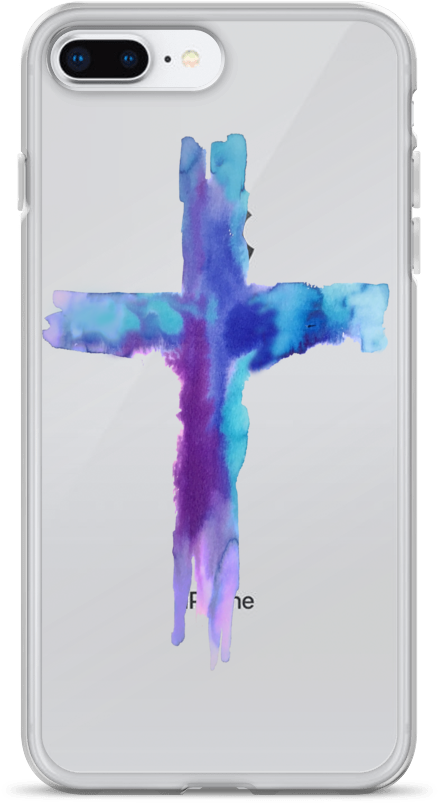Download Watercolor Cross Iphone Case - Watercolor Painting - Full Size PNG Image - PNGkit